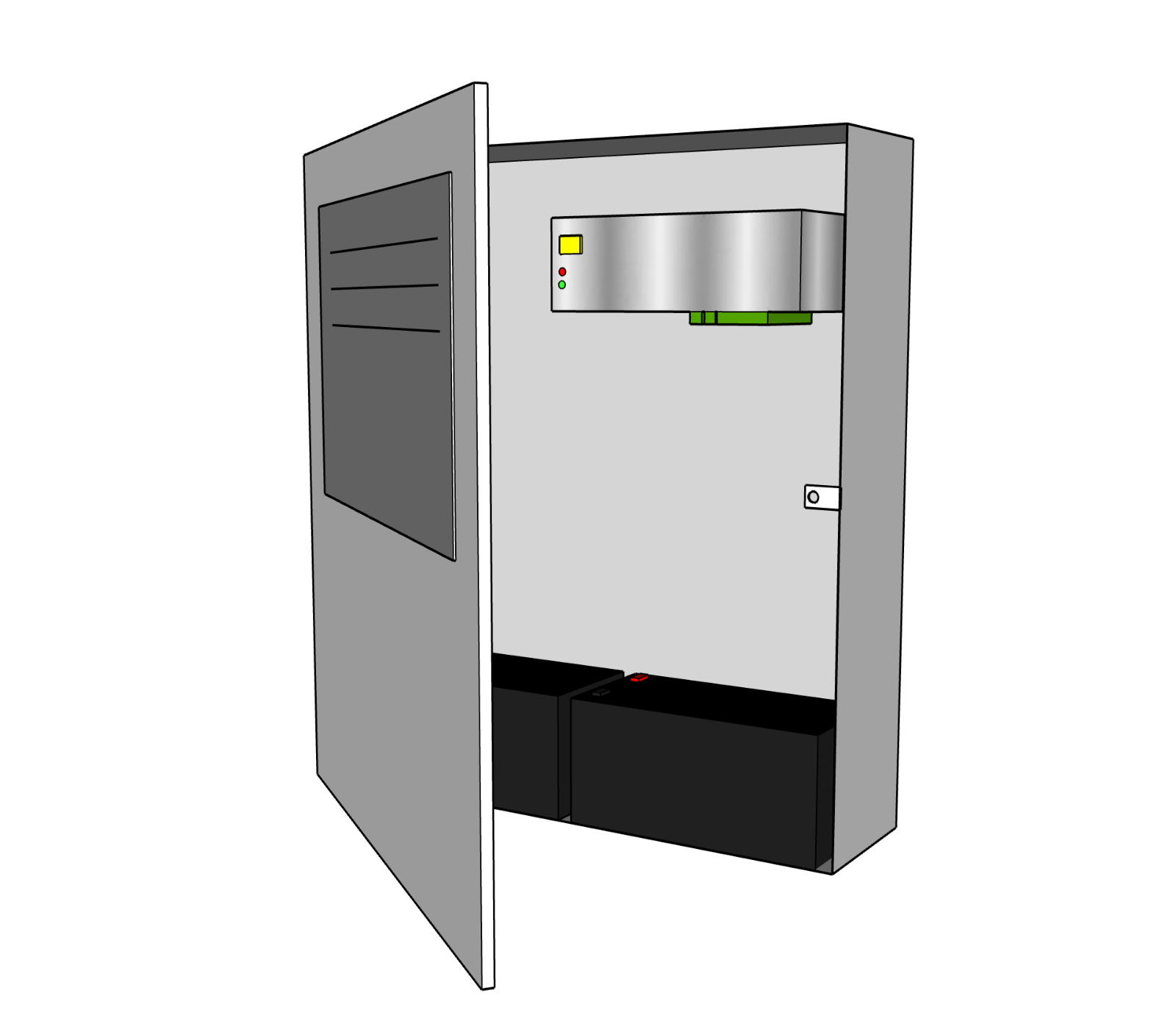 1-5 Zone AOV Control Panel Individual Window Controller Backup Battery ...