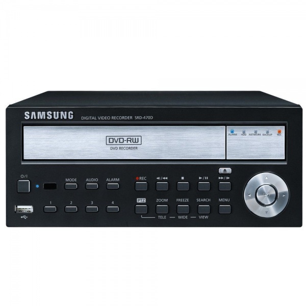 Samsung SRD-470D 4 CHANNEL DVR Mobile 1TB HDD DIGITAL Video Recorder ...